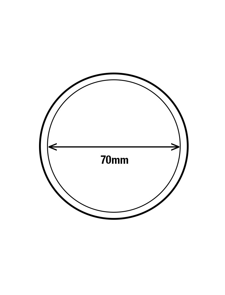 Tubo PVC flexível Tenairflex 70mm